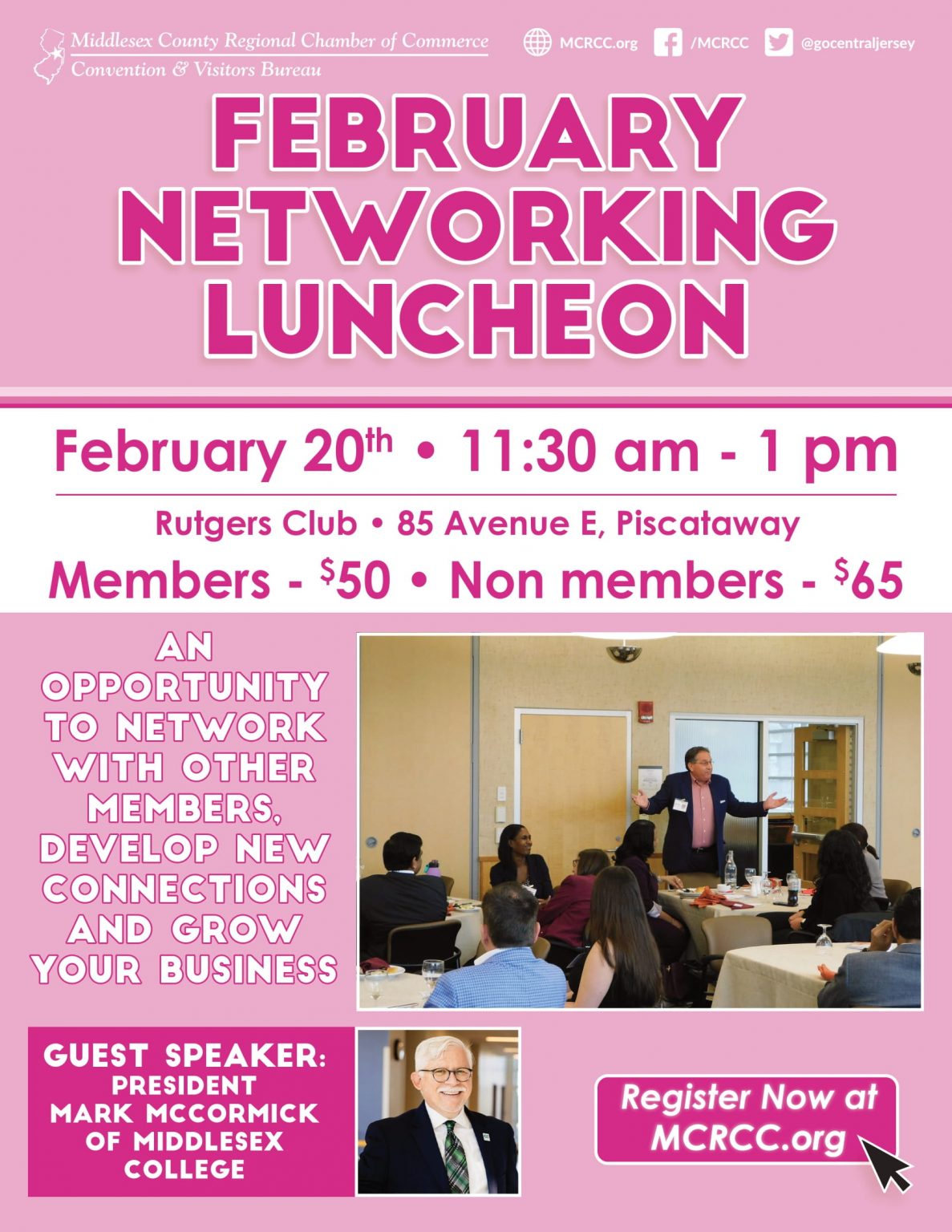 February Networking Luncheon – Middlesex County Regional Chamber of Commerce